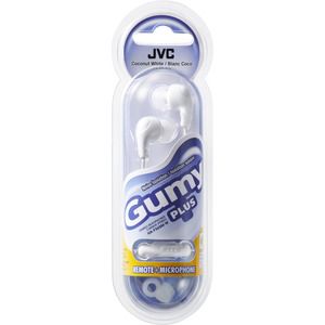 JVC Gumy Plus Inner Ear Headset with Mic - WHITE - ONLINE ONLY | JVC ...